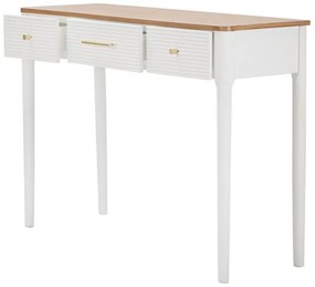 Designová konzole Gerlinde 107 cm bílá