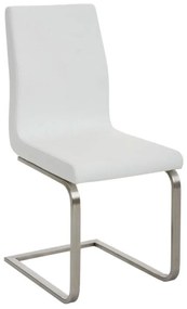 Bhm germany Jídelní židle Belfort, syntetická kůže, bílá
