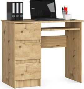 Počítačový stůl A-6 levá - dub artisan