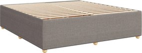 Box spring postel s matrací taupe 180x200 cm textil 3285592