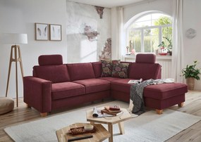 XXXLutz ROHOVÁ SEDAČKA, textil, tmavě červená Sit & More - Sedací soupravy - 000144005801