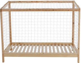 Montessori postel, přírodní/bílá/černá, 90x200, FUTAL