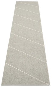 Oboustranný vinylový koberec Pappelina RANDY Warm grey/Vanilla velikost: 70x450cm