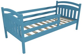 Vomaks Dětská postel DP 015 se zábranou Rozměr: 90 x 180 cm, Barva: barva modrá