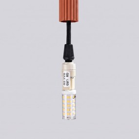 Sollux Lighting Závěsné svítidlo ARCHE 1 okrově červené