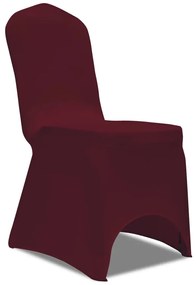 Potahy na židle strečové vínové 6 ks - Default Title