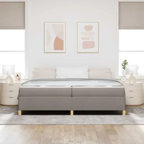 Rám postele Taupe 200 x 200 cm textil 3398966