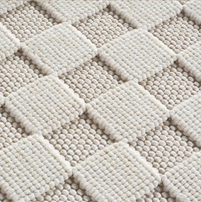Ayyildiz, AKCE: 💧🛡️200x200 cm Kusový koberec Helix 2203 cream kruh + aplikovaná impregnace, bílá, chodba / předsíň