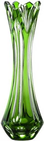 Váza Lotos, barva zelená, výška 255 mm