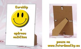 EUROKLIP - Skleněný rámeček na fotky: 15x21cm
