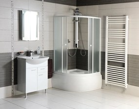 Aqualine, LED podsvícené zrcadlo 50x70cm, knoflíkový vypínač, ATH5