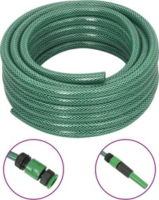 Zahradní hadice se sadou koncovek zelená 0,5" 20 m PVC 154370