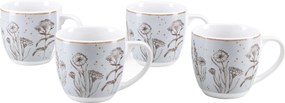 XXXLutz SADA HRNKŮ NA KÁVU porcelán keramika 4dílné Creatable - Kolekce nádobí - 007768075602