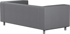 Potah na pohovku IKEA  Klippan 2-místná barva šedá látka pletený vzor