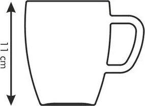 TESCOMA Skleněný hrnek CREMA 400 ml