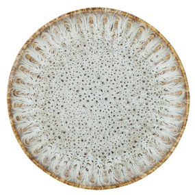 Bloomingville Dezertní talíř Fleur Ø 17 cm, modrá barva, keramika