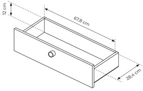 VIKI a | ložnice VIKI A | 5 dílů | dub barista