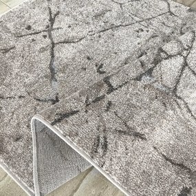 DY Béžový koberec s mramorovým vzorem Panamero 25 Rozměr: 60x100 cm
