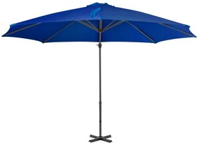 Konzolový slunečník s hliníkovou tyčí azurově modrý 300 cm - Default Title