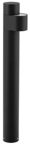 Černé kovové venkovní sloupkové LED světlo Nova Luce Aduro 65 cm