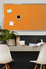 VYLEN Pěnová nástěnka s hliníkovým rámem 200 x 100 cm Barva: 20 Oranžová