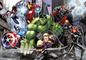 Dětská vliesová fototapeta na zed' Marvel Avengers Záchranná Mise, Disney | 155 x 110 cm | DFTDNM 5278