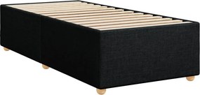 Box spring postel s matrací černá 100 x 200 cm textil 3286607