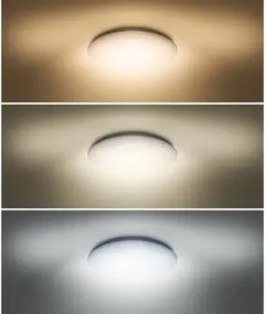 Solight WO793 LED stropní světlo Plain / 3CCT / 36W / 2520lm / 3000K /