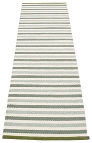 Zeleno-krémový vnitřní a venkovní běhoun 70x240 cm Teo Sage – Pappelina