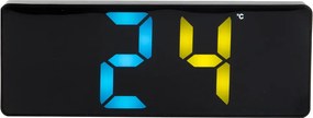 Verk Group DIGITÁLNÍ BUDÍK ELEKTRONICKÝ TEPLOMĚR BAREVNÝ BUDÍK DATUM SNOOZE
