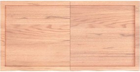 Koupelnová deska hnědá 120x60x(2-6) cm ošetřený masivní dřevo 3156144