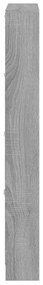 Botník šedý sonoma 59x17x150 cm kompozitní dřevo - Default Title