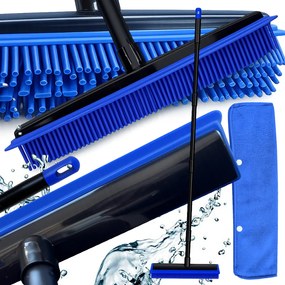 Verk Group Gumovo-silikonový smeták s kovovou rukojetí 120 cm
