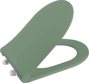 Sapho Sapho, BRILLA WC sedátko, SLIM, Soft Close, zelená mat, 100787-128