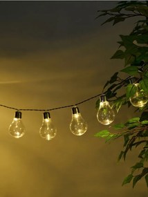 Sinsay - Solární LED zahradní lampičky ve tvaru žárovek - bílá