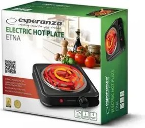Esperanza EKH012K Etna černá / Elektrický vařič / 1 plotna / 1000W / 5