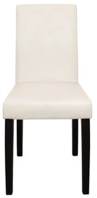 IDEA Židle PRIMA bílá/hnědá 3036