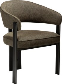 Khaki jídelní křeslo s područkami Duct – DAN-FORM Denmark