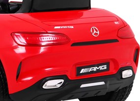 Ramiz Mercedes Benz GT autíčko na baterie pro děti červené + dálkové ovládání + plynulý start + MP3, LED