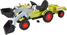 BIG CLAAS Celtis Loader + Trailer zelená / dětské šlapadlo / nosnost 5