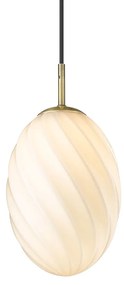 Závěsné svítidlo Twist Egg 15cm - mosazná