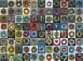 GALISON Puzzle Věnce / 1000 dílků / rozměr 69 × 51 cm