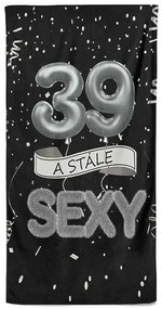 Osuška Stále sexy – černá (věk: 39)