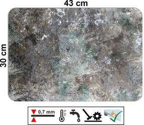 PokojovaDekorace.cz, Prostírání - 670, Beton, 43x30cm