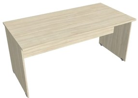 Stůl jednací rovný 160 cm - Hobis Gate GJ 1600 Dekor stolové desky: akát, Dekor lamino podnože: akát
