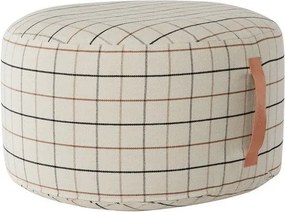 Krémový sedací vak Grid – OYOY Living Design