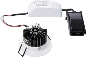 LA 114421 PATTA-I zápustná matná bílá kruhová230V/500mA LED 9W 38° IP65 3000K - BIG WHITE (SLV)