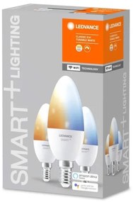 SADA 3x LED Stmívatelná žárovka SMART+ E14/5W/230V 2700K-6500K - Ledvance