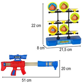 Creative Corner Střelba na terč pohyblivý terč kuličková pistole