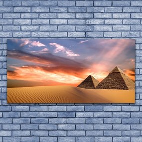 akrylový obraz Poušť Pyramidy 120x60 cm